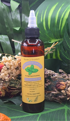 Peppermint & Tea Tree Growth Oil – Roots 2 Tresses